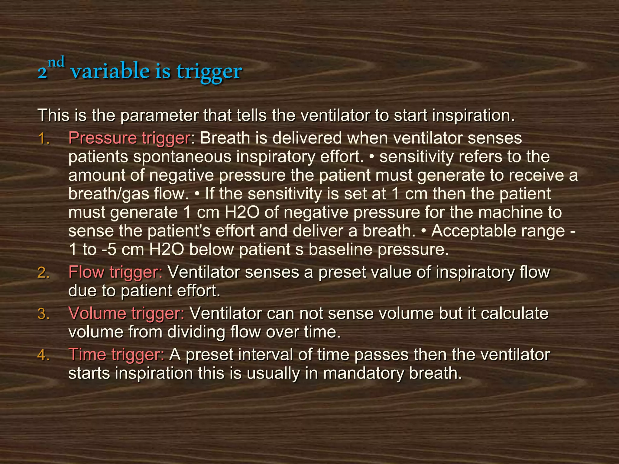 Basic modes of ventilation2022 | PPT