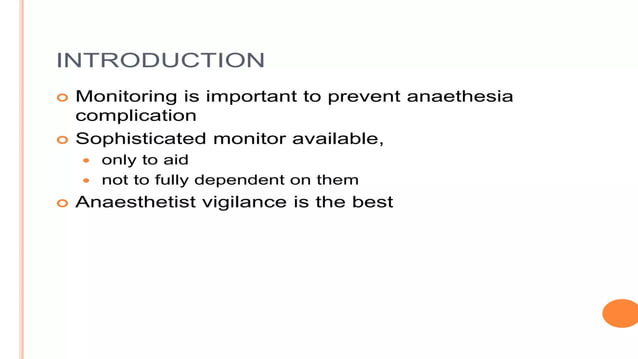 BASIC MONITORING IN ANAESTHESIA.....pptx