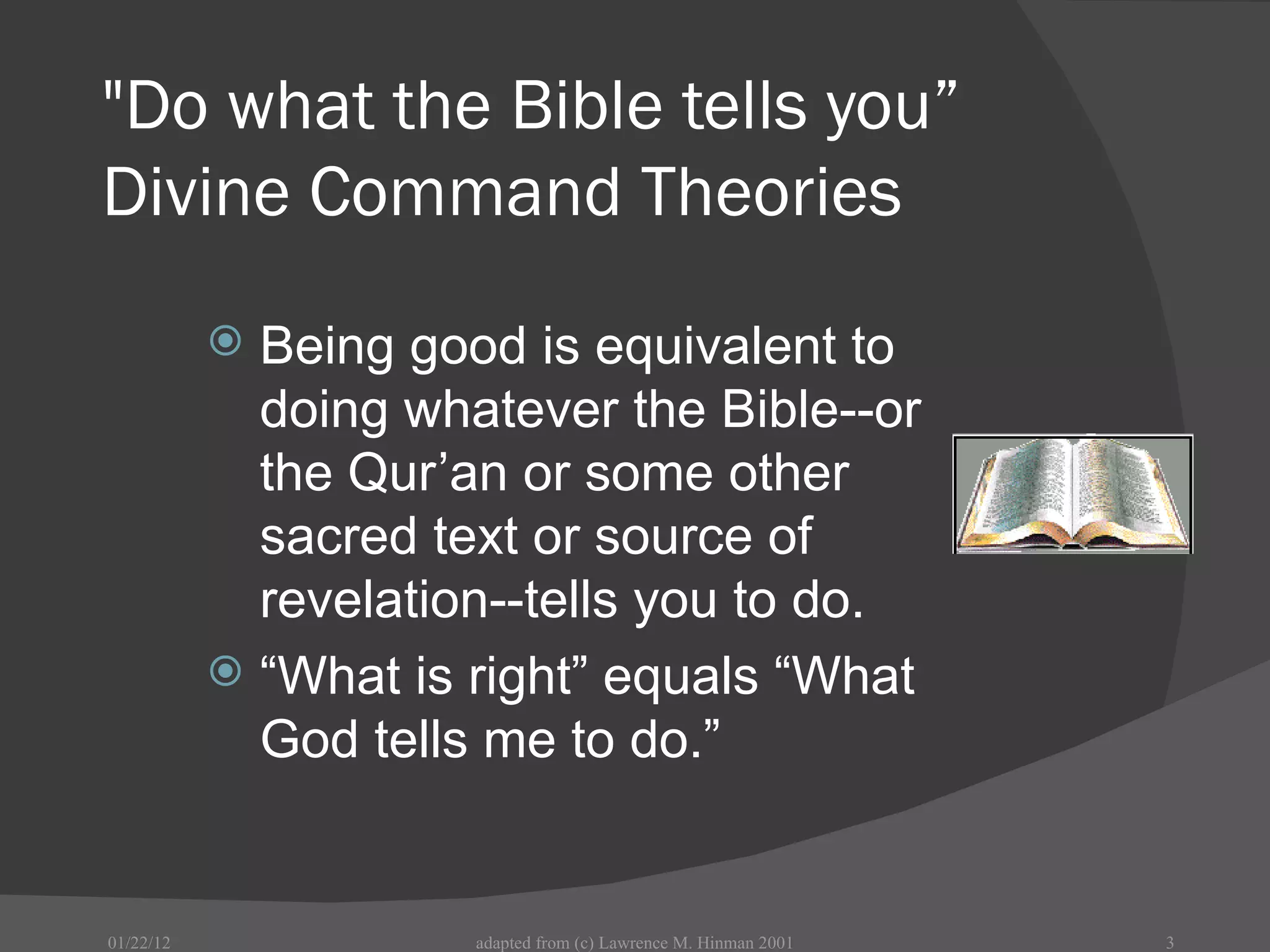 Basic Moral Orientations | PPT