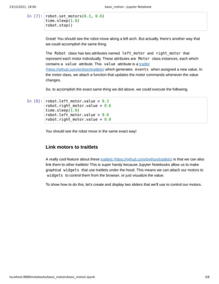 JetBot basic motion | PDF