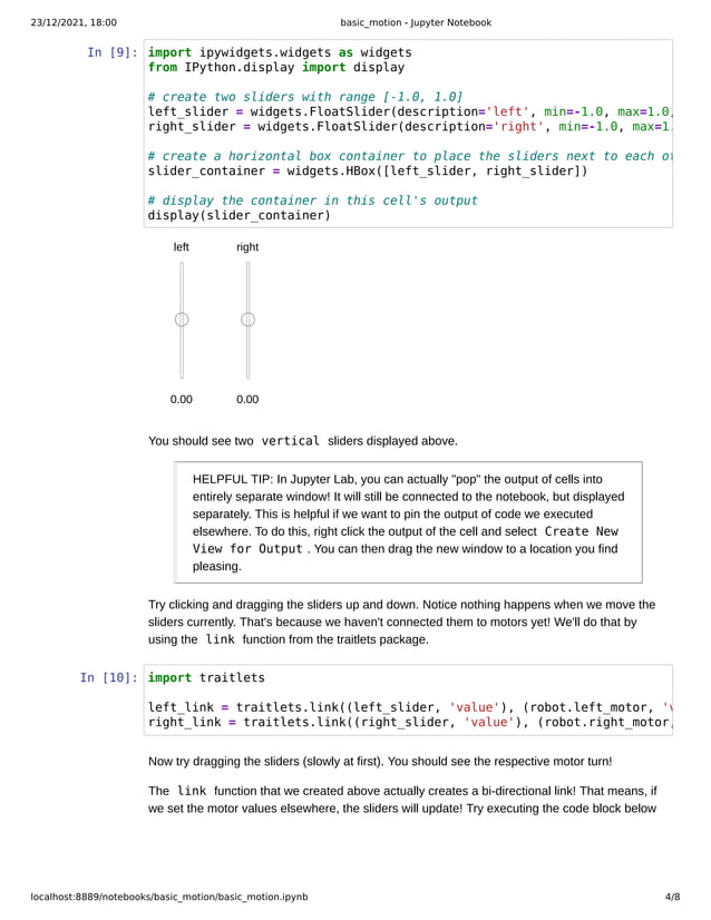 JetBot basic motion | PDF