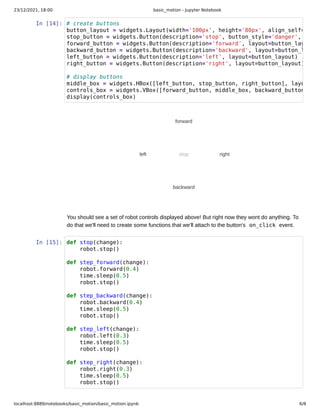 JetBot basic motion | PDF