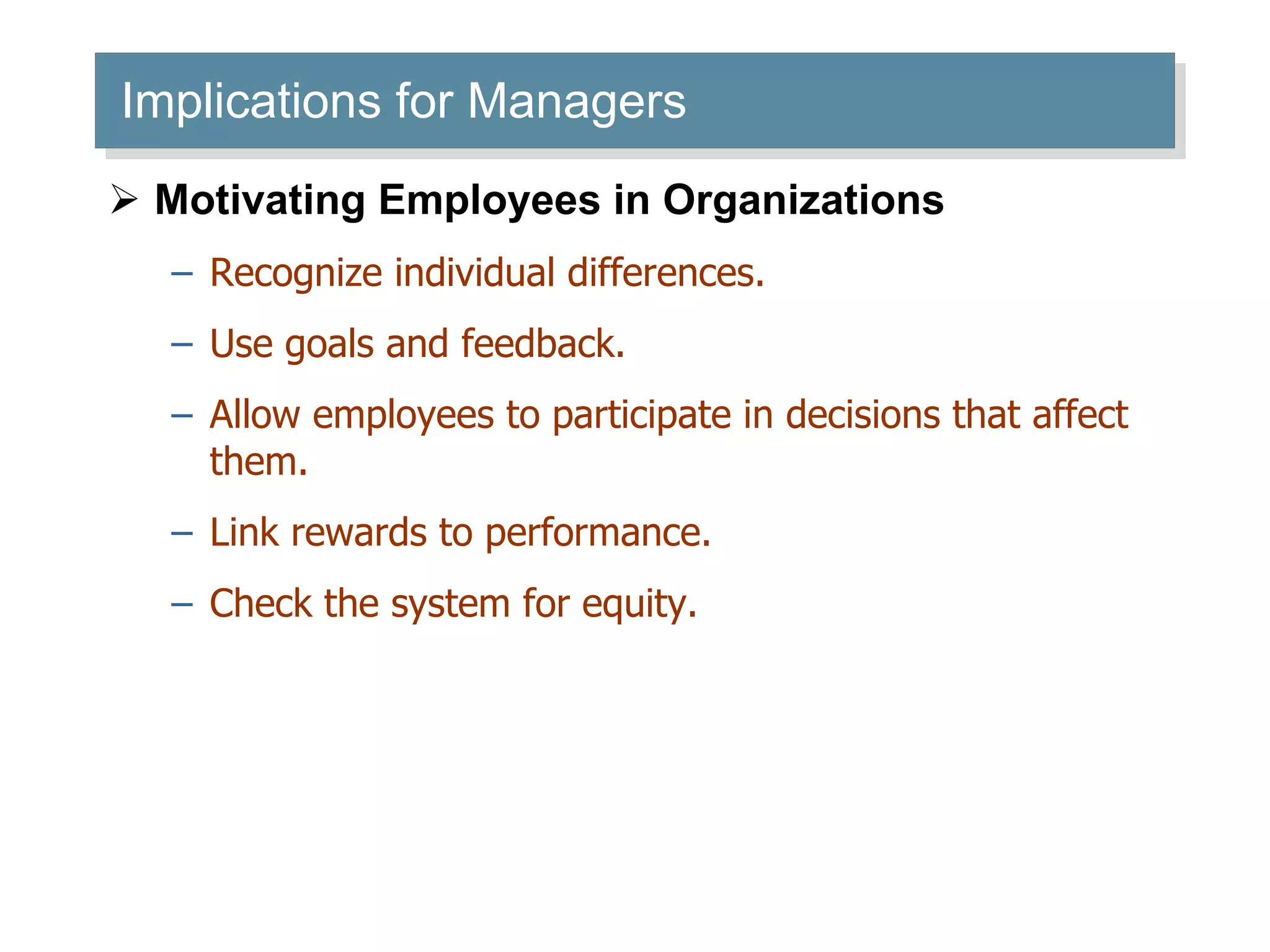 Basic Motivation Concept and Application | PPT