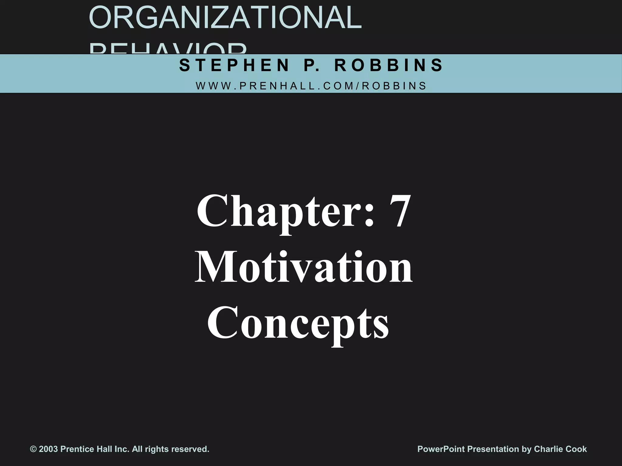 Basic motivation concepts | PPT