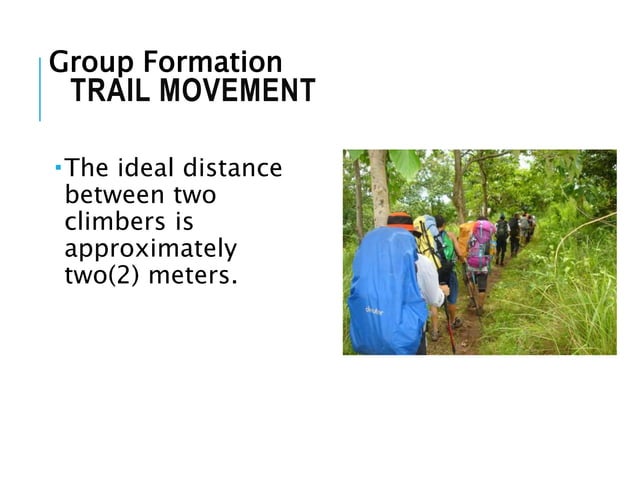Basic mountaineering and backpacking | PPTX | Climbing | Extreme Sports