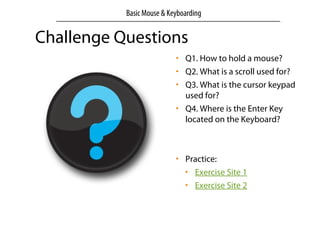 Basic mouse and_keyboarding_pp | PPT