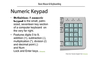 Basic mouse and_keyboarding_pp | PPT