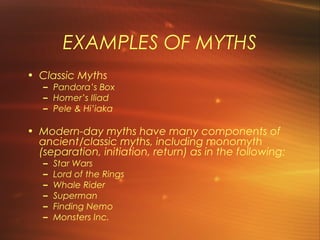 Basic mythology | PPT