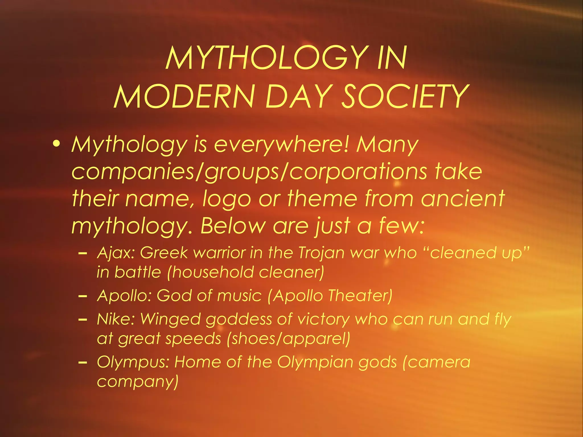 Basic mythology | PPT