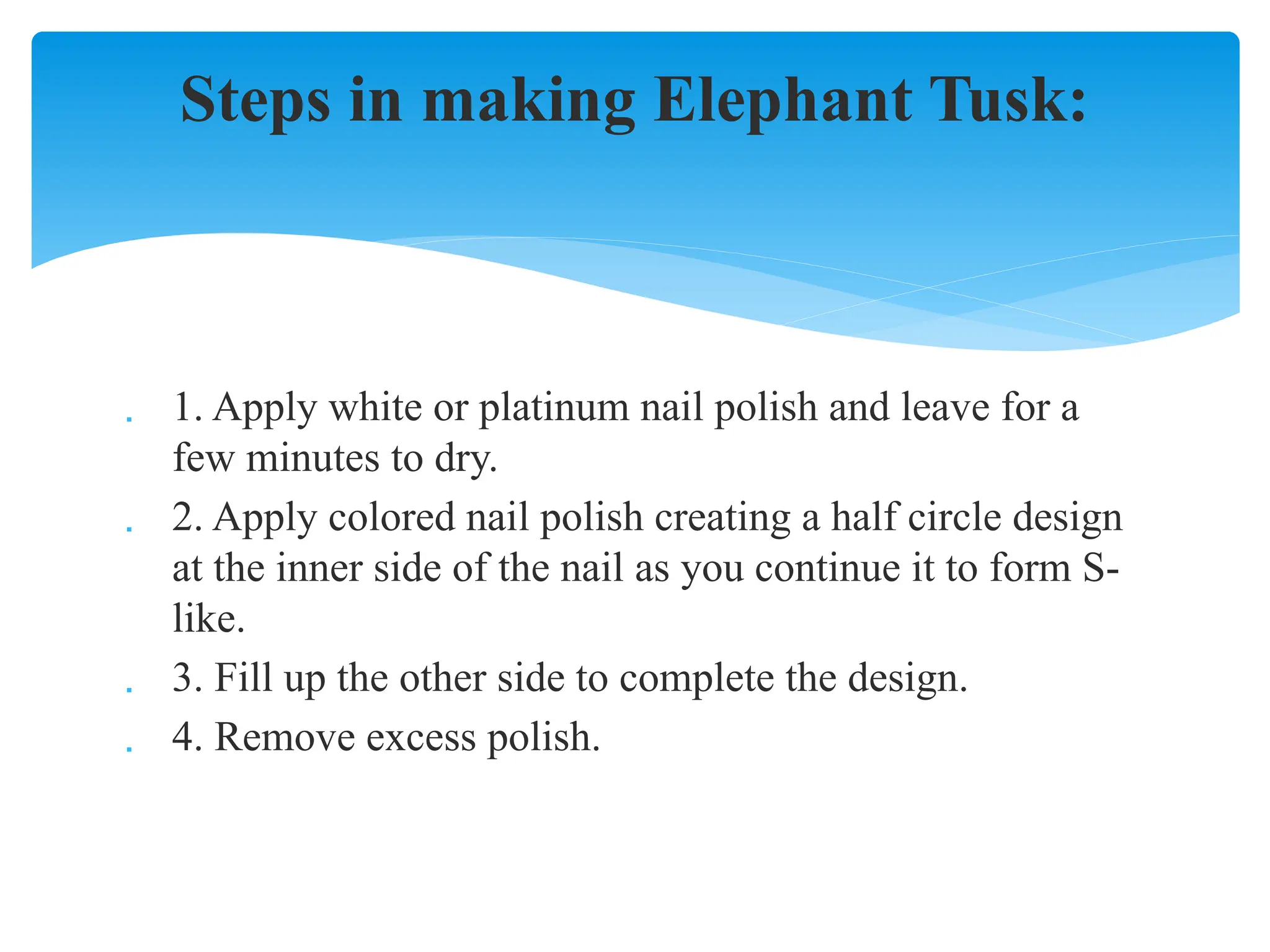 nail care services about basic nail design | PPTX