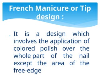 nail care services about basic nail design | PPTX