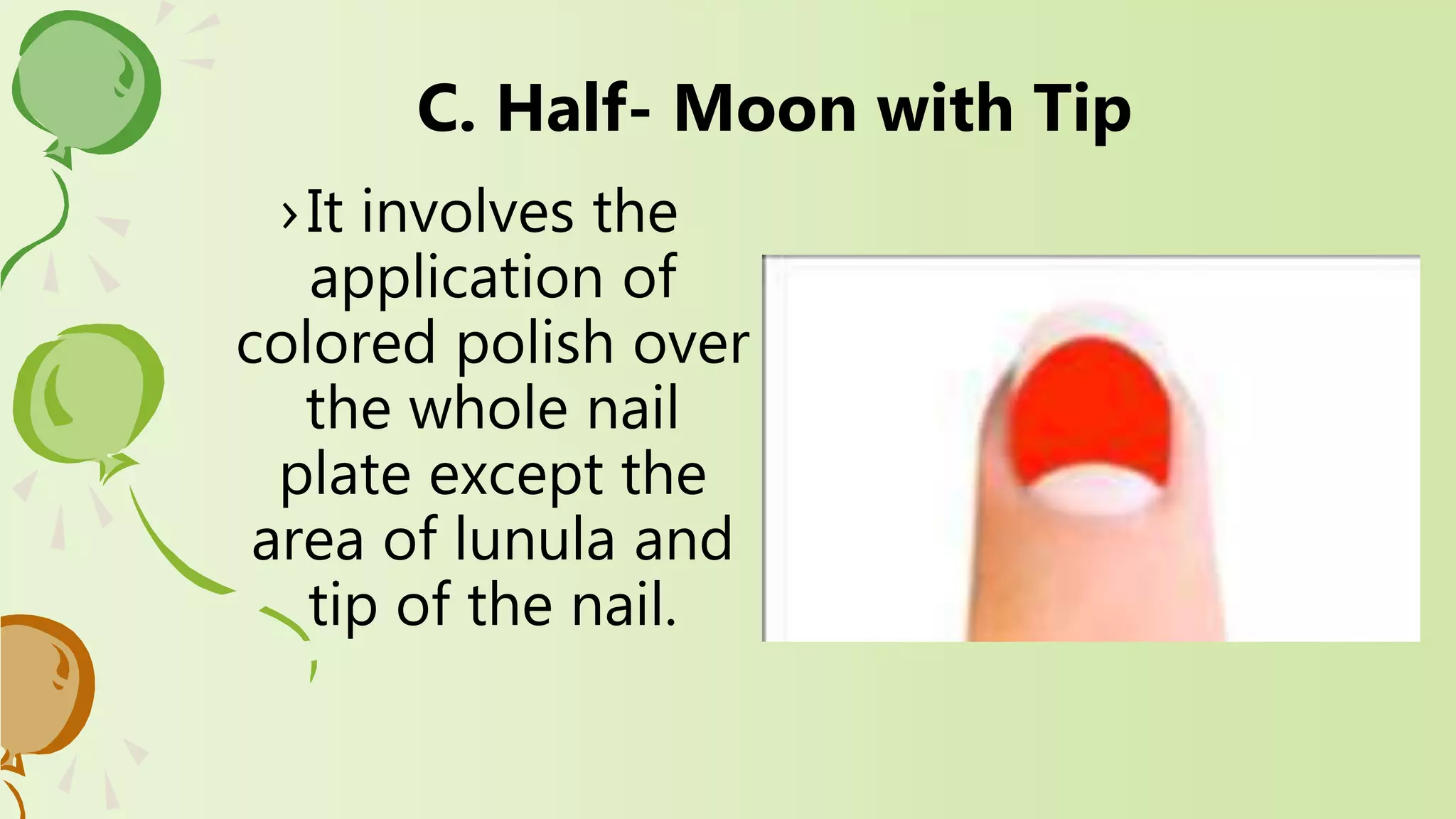 Basic nail shapes and nail art grade 8 | PPTX