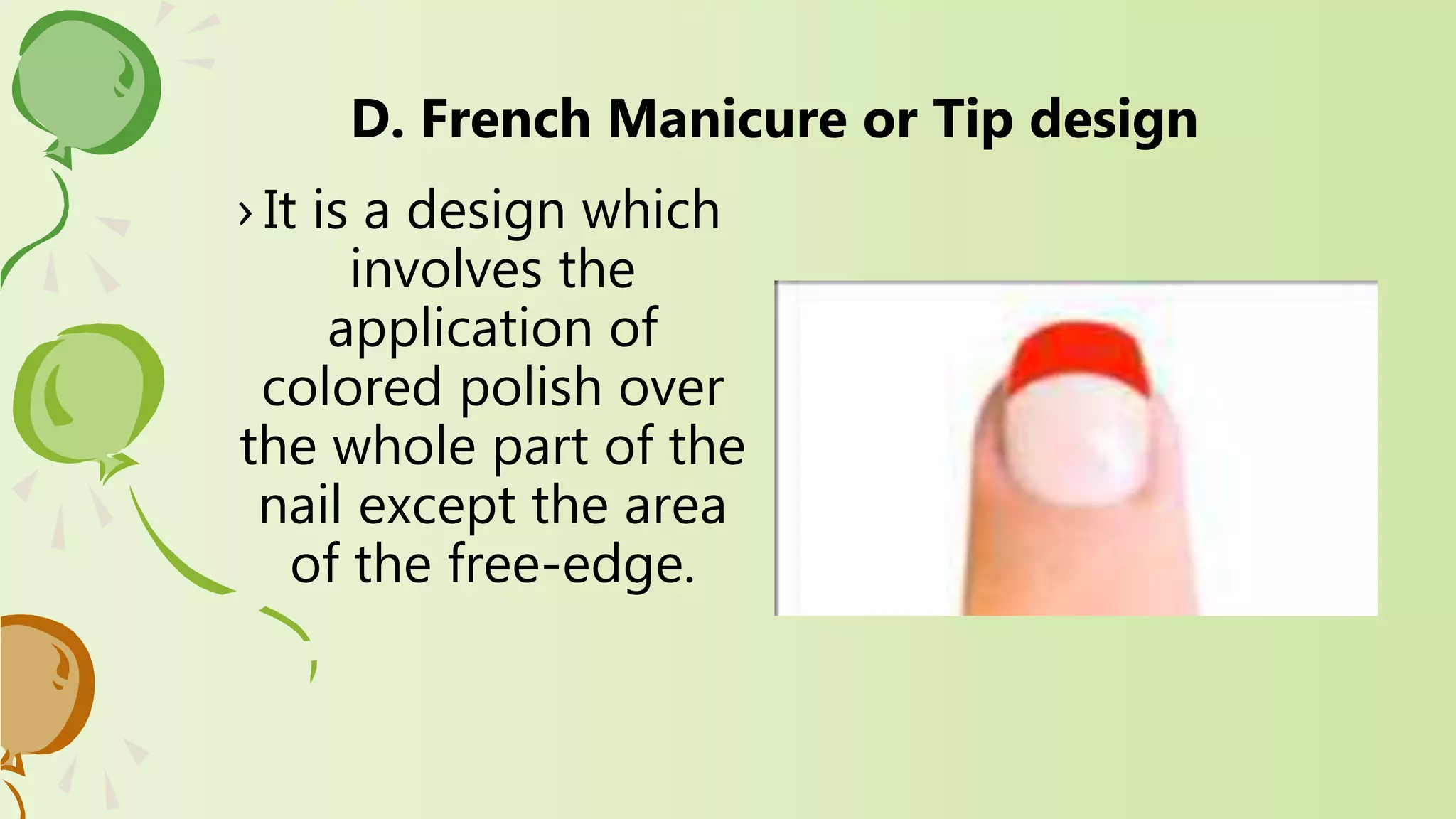 Basic nail shapes and nail art grade 8 | PPTX