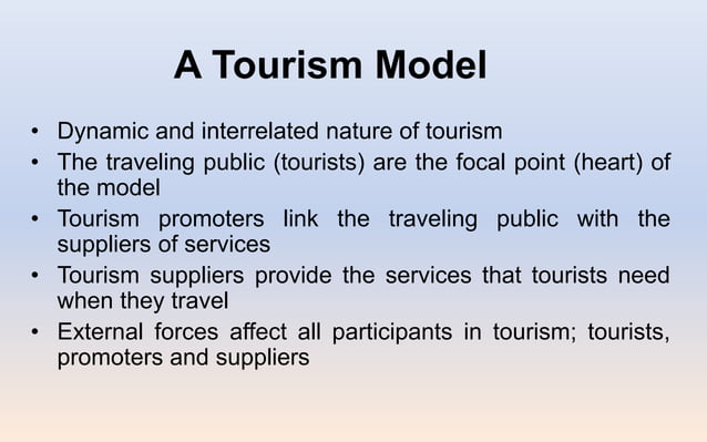 Tourism Foundation Basics | PPSX | Business | Business and Finance