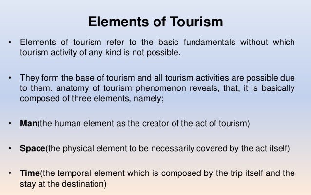 Tourism Foundation Basics