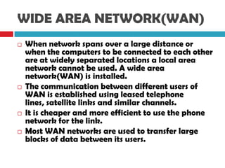 Introduction to computer network | PPTX