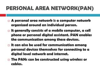 Introduction to computer network | PPTX