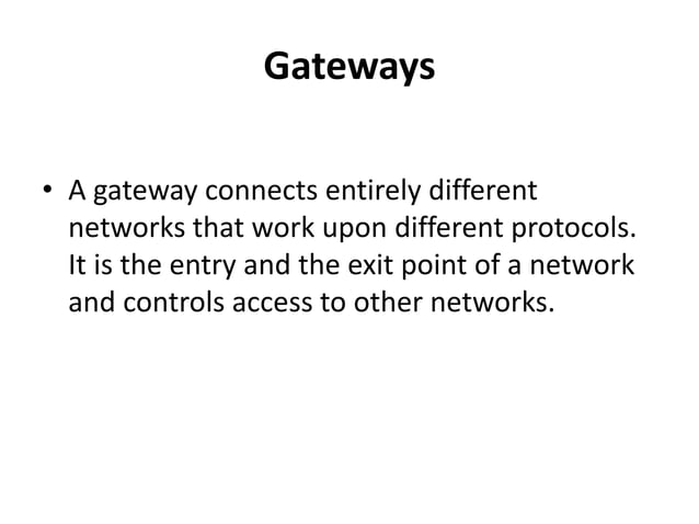 Basic Network Hardware.pptx | Free Download