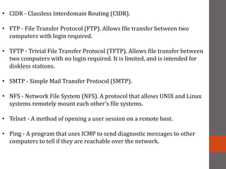 Basic networking | PPTX | Computer Networking | Computing