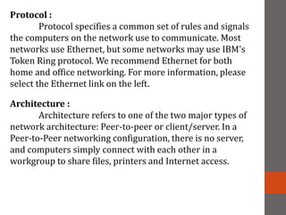 Basic networking | PPTX | Computer Networking | Computing