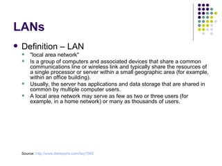 Basic networking hardware pre final 1 | PPT | Computer Networking | Computing