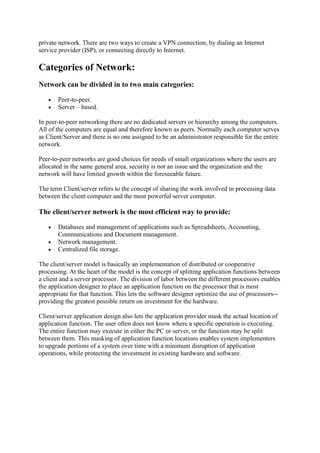 Basic networking tutorial | PDF