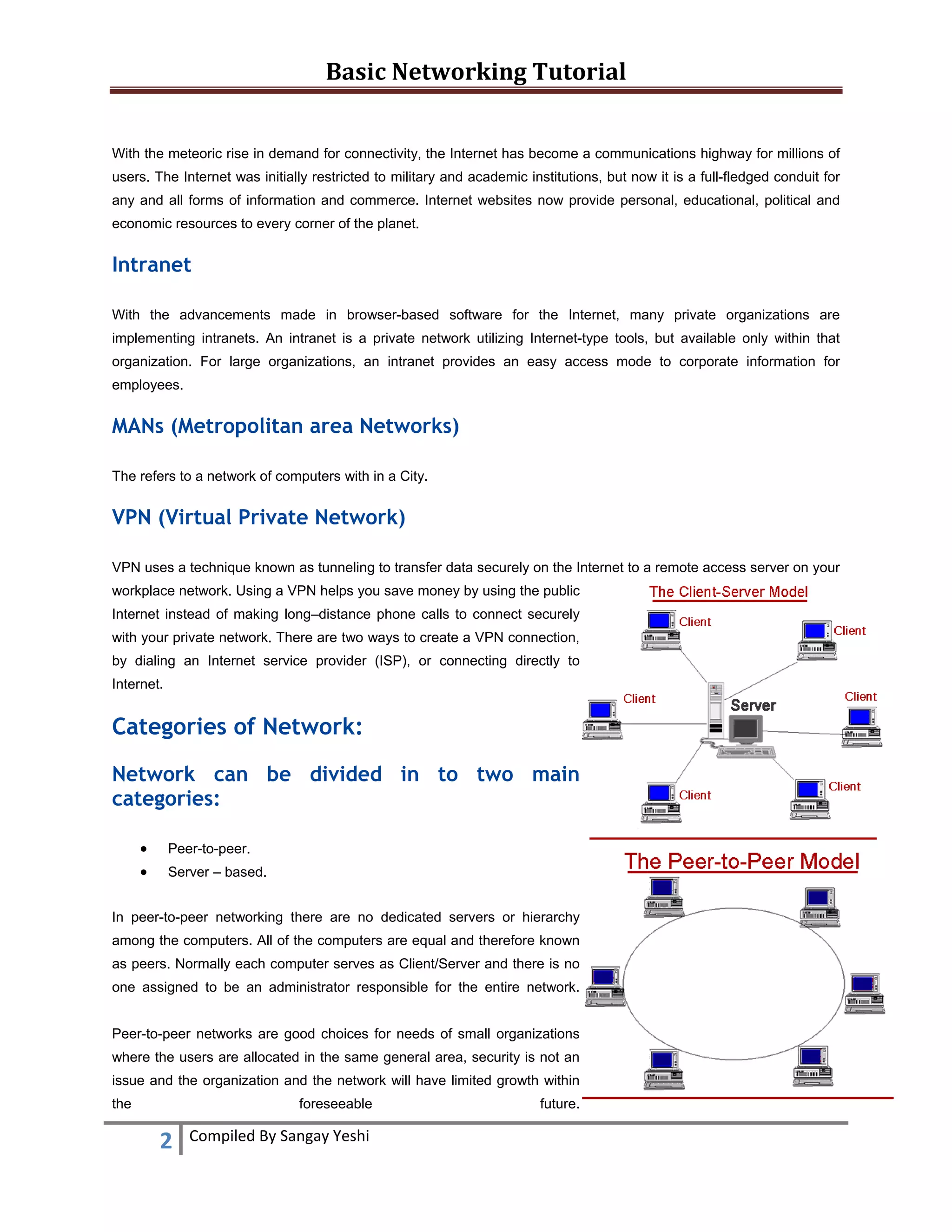 Basic networking tutorial | PDF