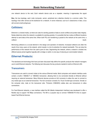 Basic networking tutorial | PDF