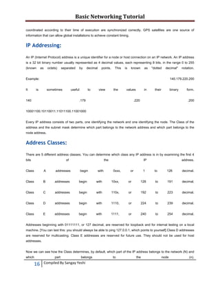 Basic networking tutorial | PDF