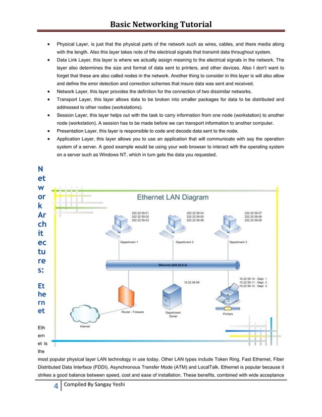 Basic networking tutorial | PDF