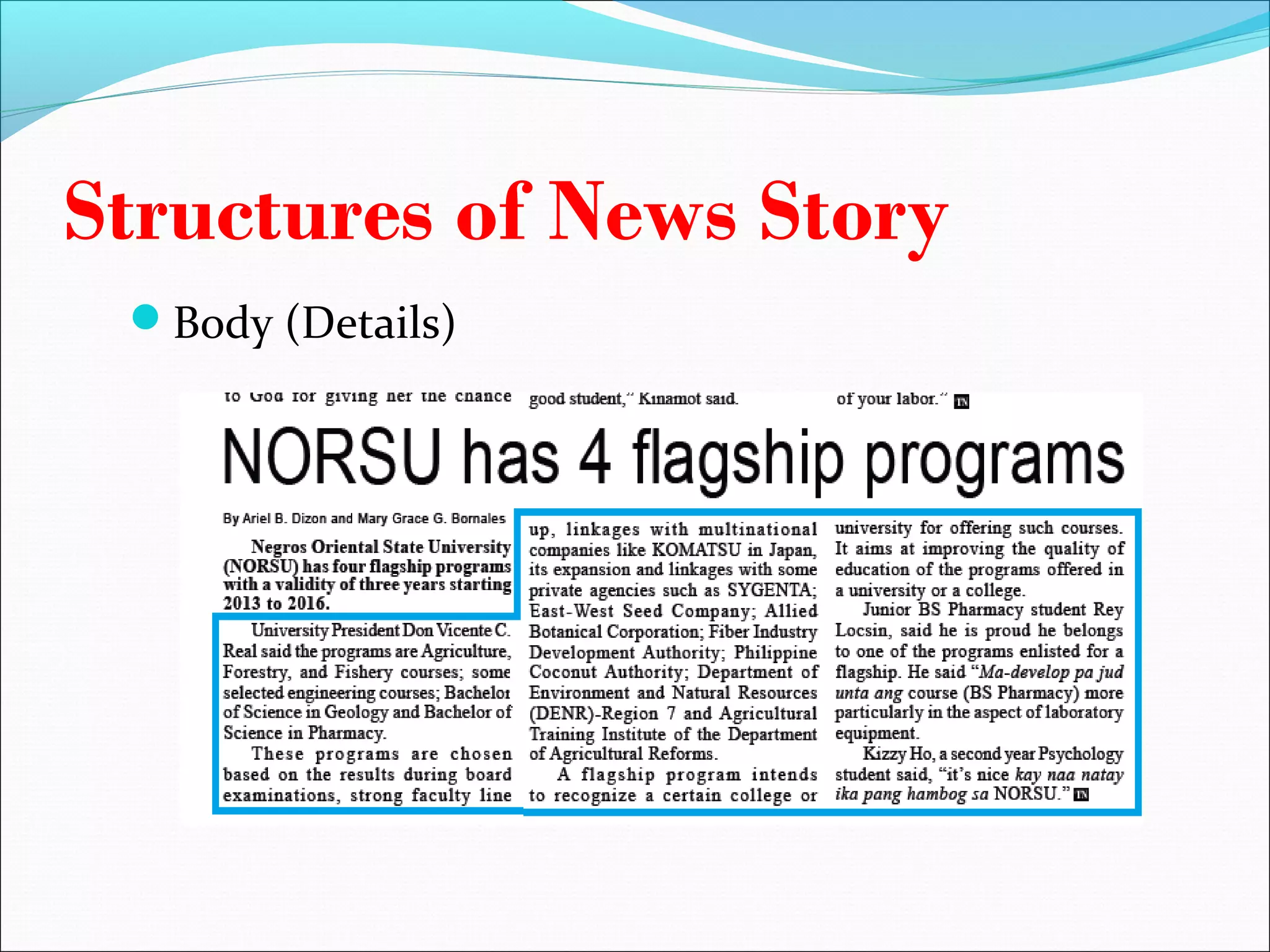 Basic news writing | PPT