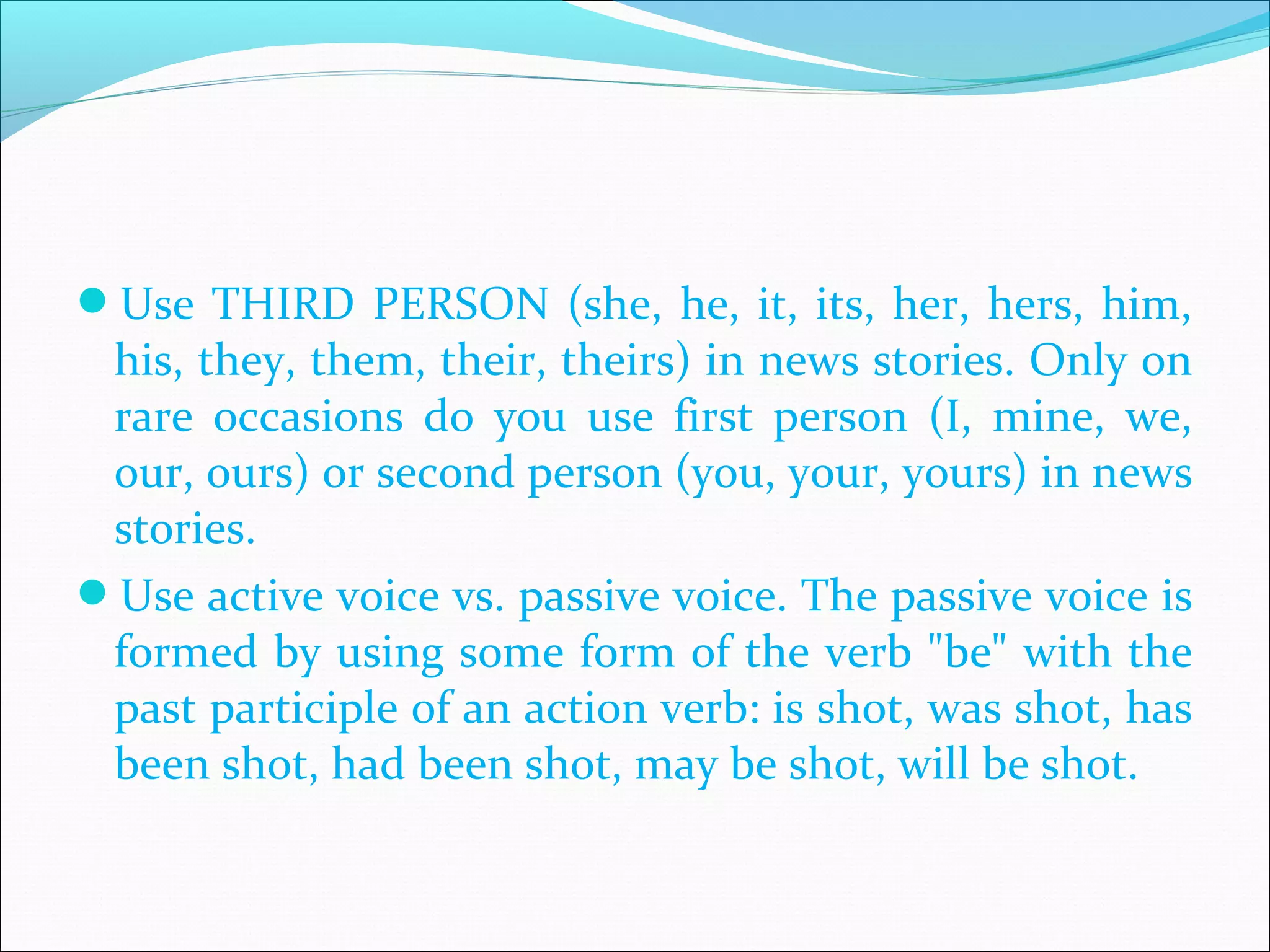 Basic news writing | PPT