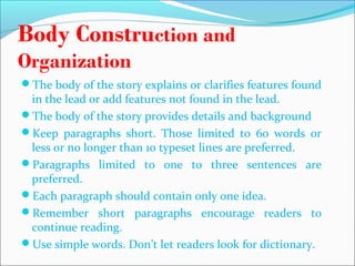 Basic news writing | PPT