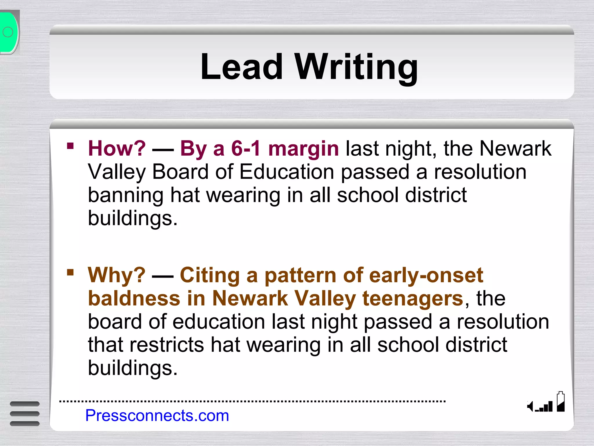 Basic news writing_ppt | PPT