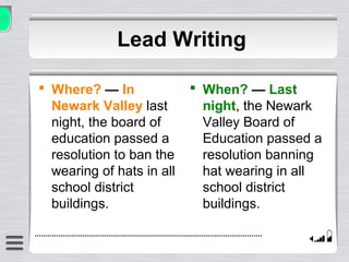 Basic news writing_ppt | PPT