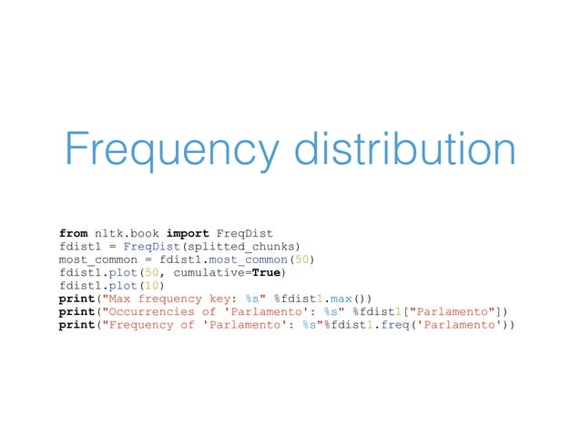 Basic NLP with Python and NLTK | PPT