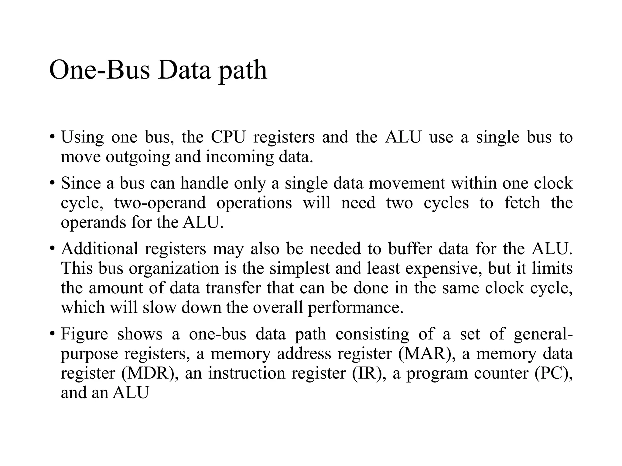 Basic non pipelined cpu architecture | PDF