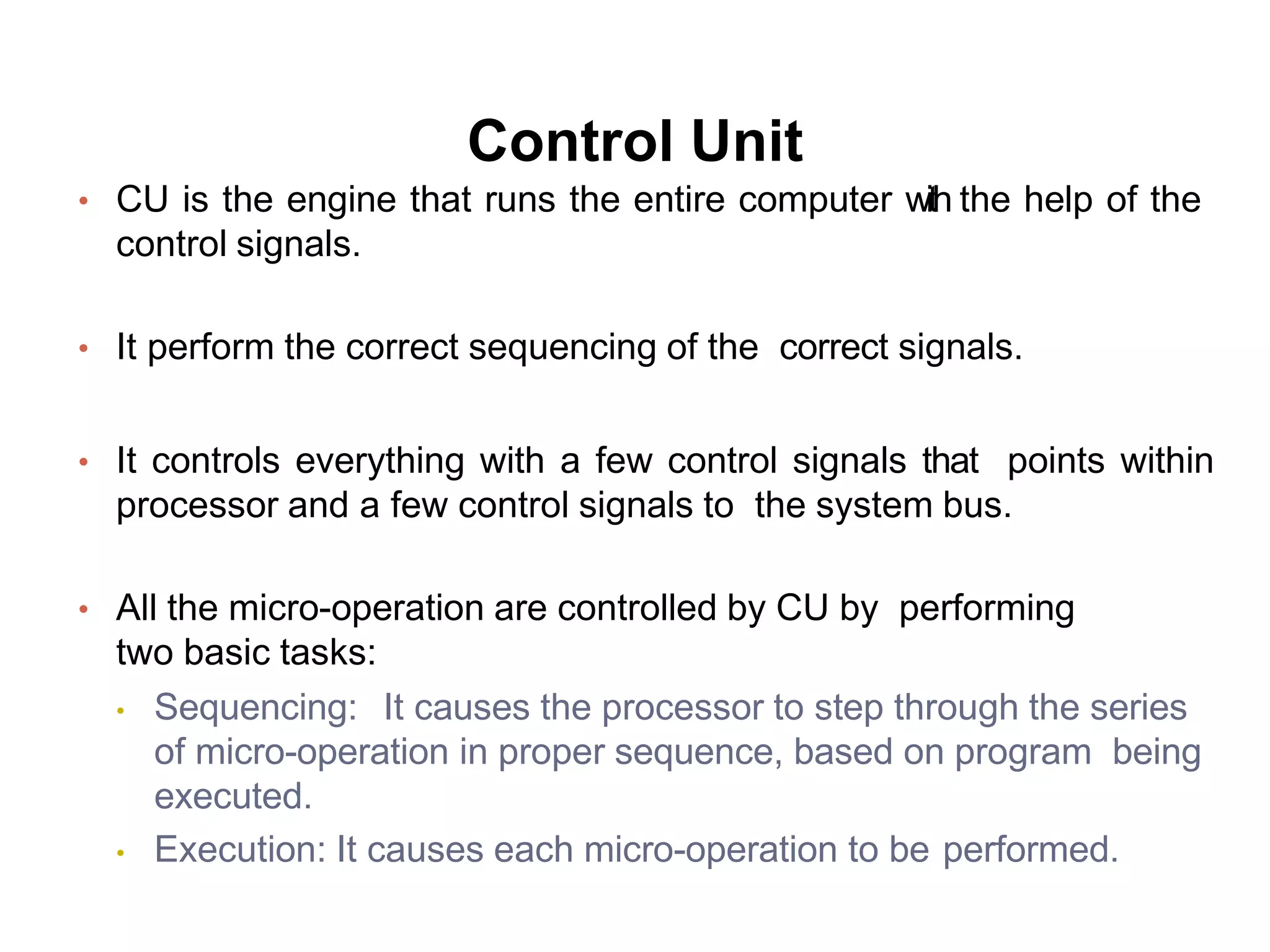 Basic non pipelined cpu architecture | PDF