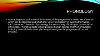 Basic notions; language variation and levels | PPTX