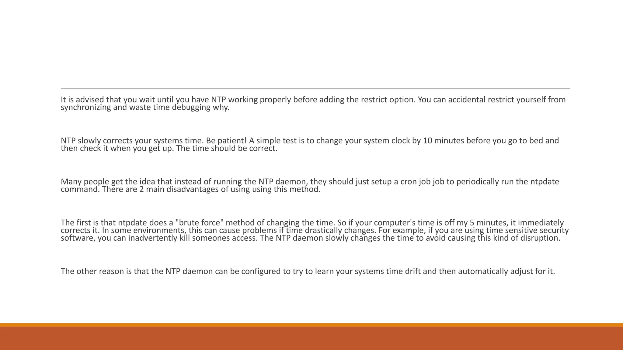 Basic ntp configuration | PPTX