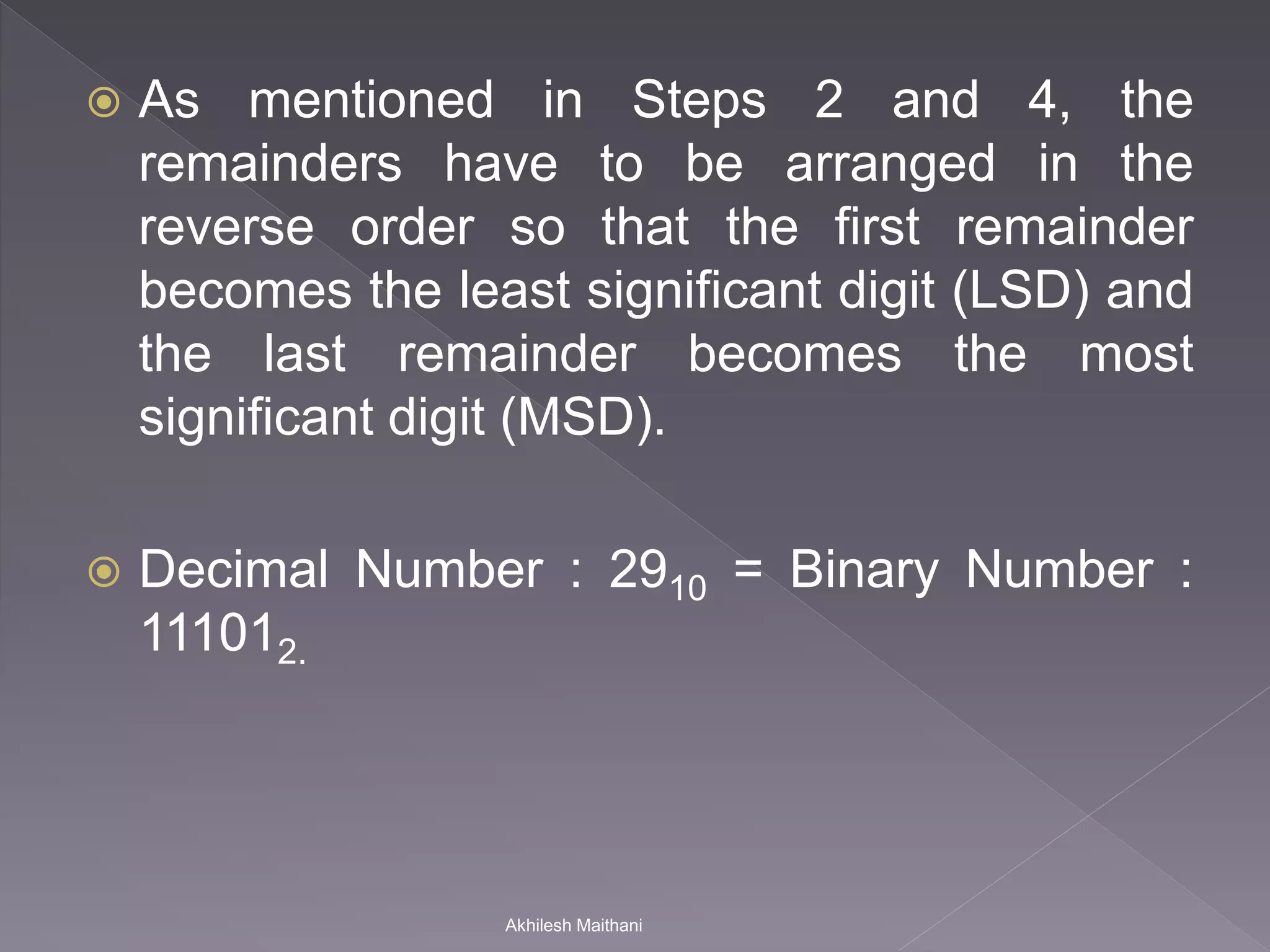 Basic of number system | PPSX