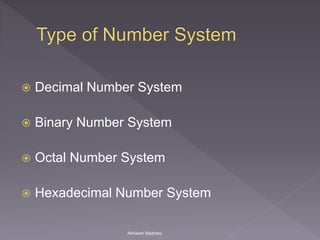 Basic of number system | PPSX