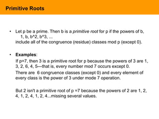 CRYPTOGRAPHY AND NUMBER THEORY, he ha huli | PPT