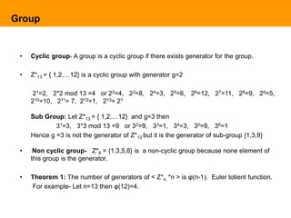 CRYPTOGRAPHY AND NUMBER THEORY, he ha huli | PPT