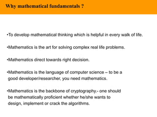 CRYPTOGRAPHY AND NUMBER THEORY, he ha huli | PPT