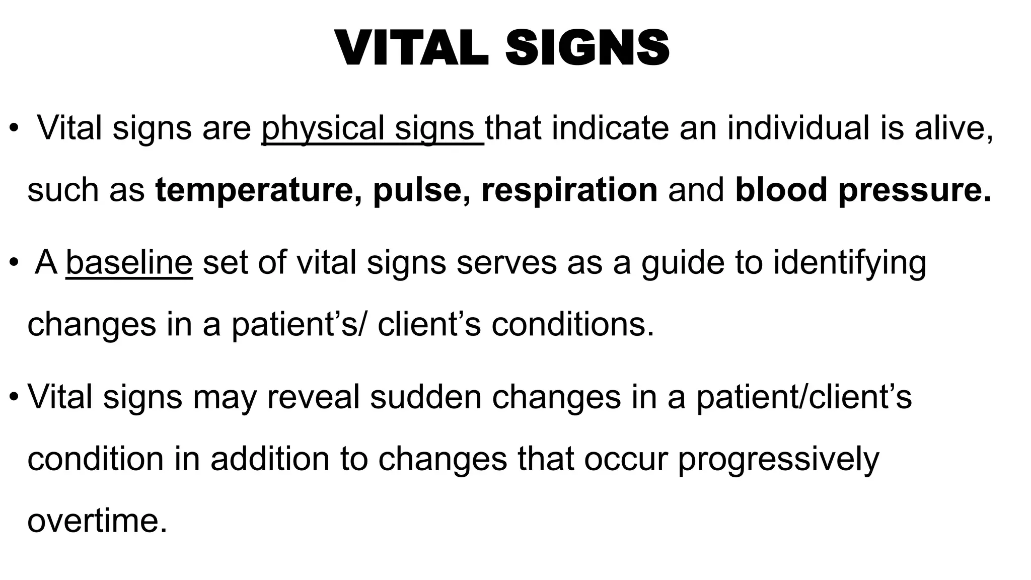 BASIC NURSING - VITAL SIGNS for Nursing students | PPTX