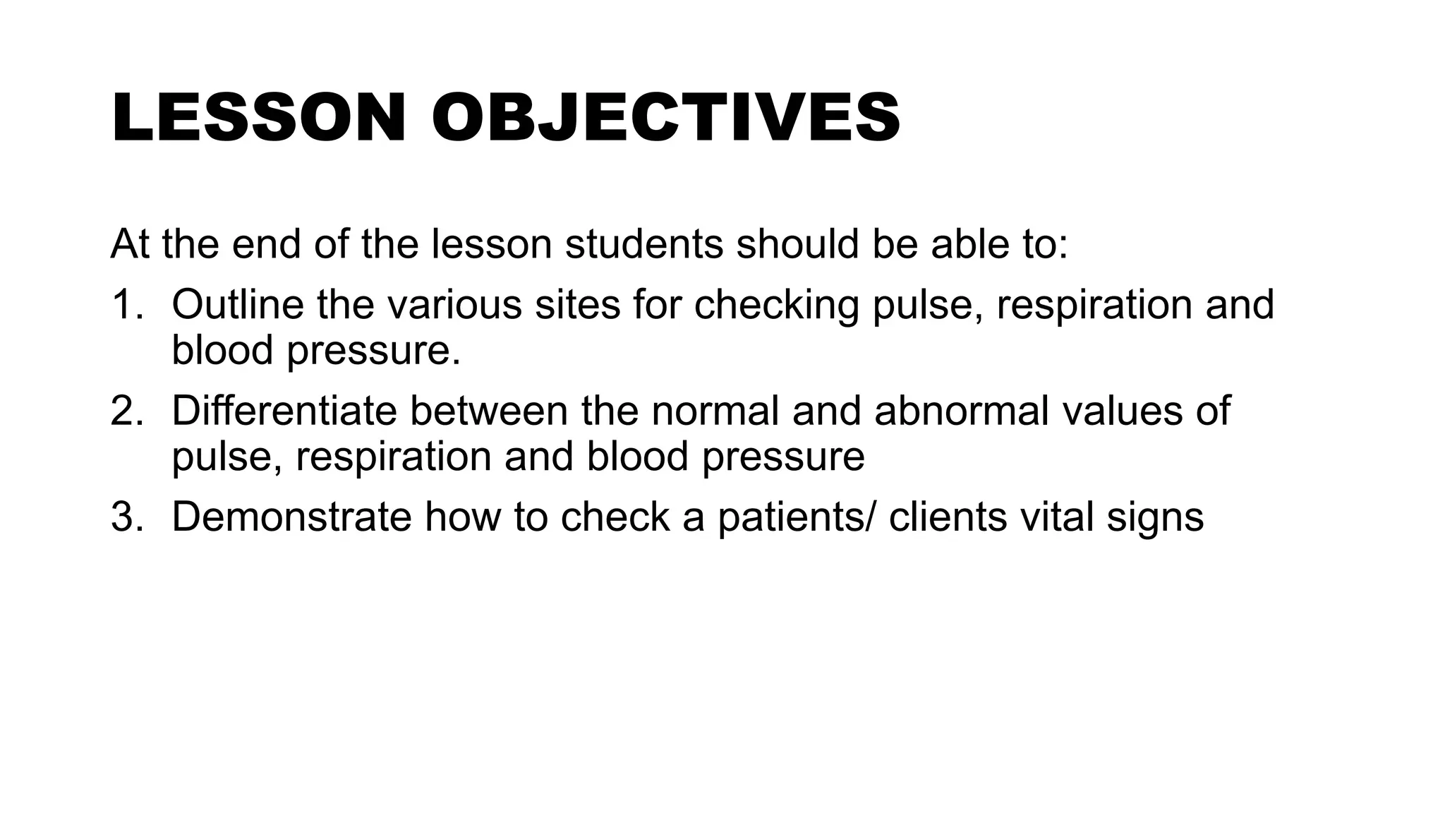 BASIC NURSING - VITAL SIGNS for Nursing students | PPTX