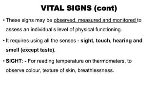 BASIC NURSING - VITAL SIGNS for Nursing students | PPTX