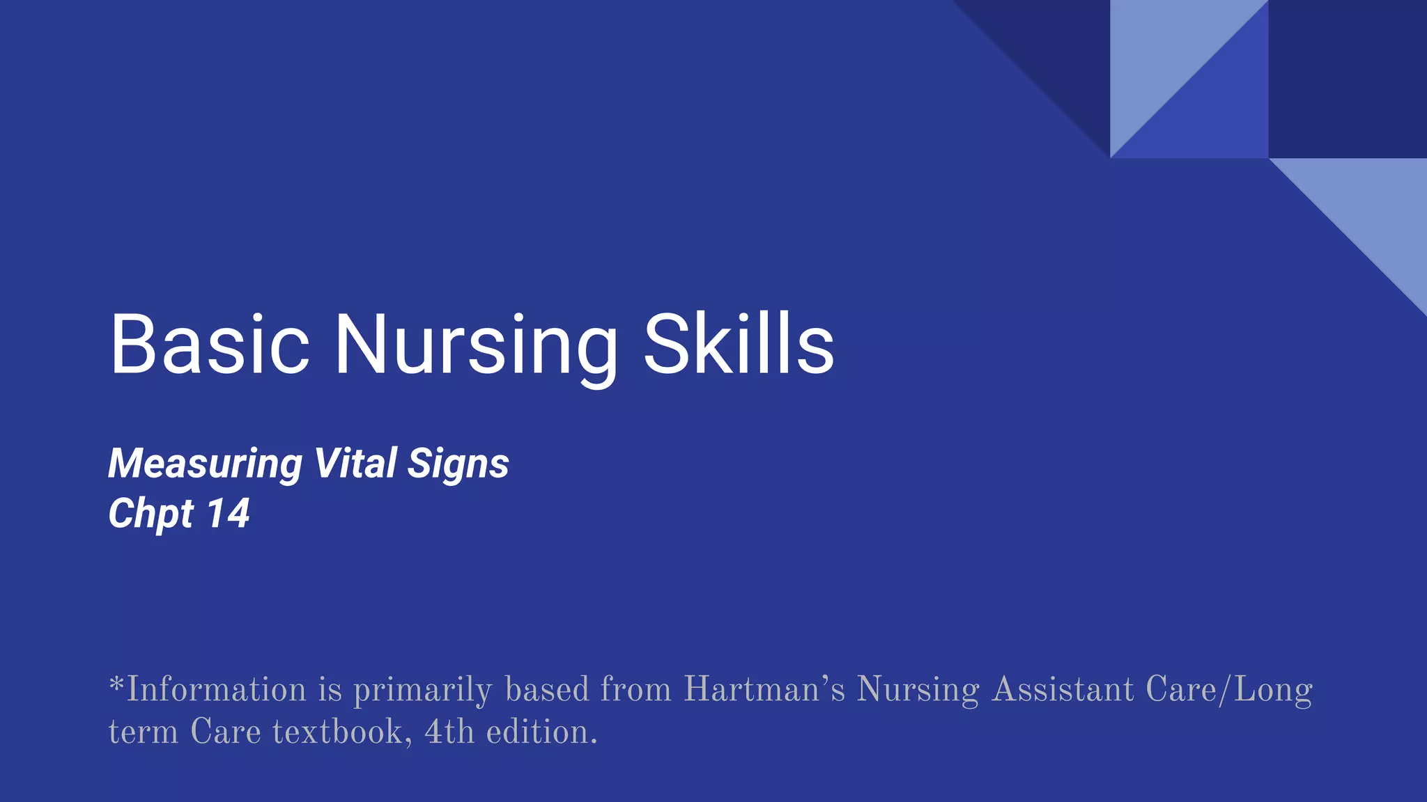 Basic nursing skills vital signs exam | PPTX