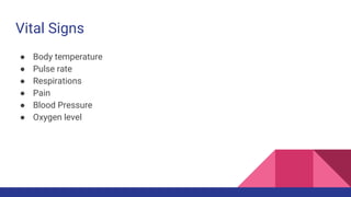 Basic nursing skills vital signs exam | PPT